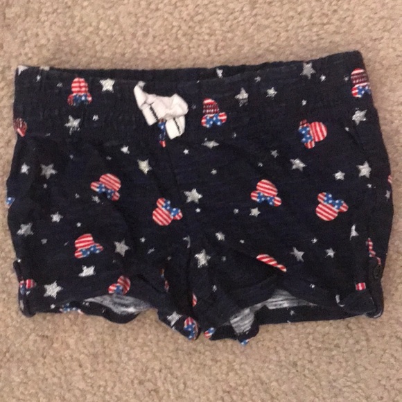 Disney | Bottoms | 4th Of July Red White And Blue Minnie Mouse Shorts ...